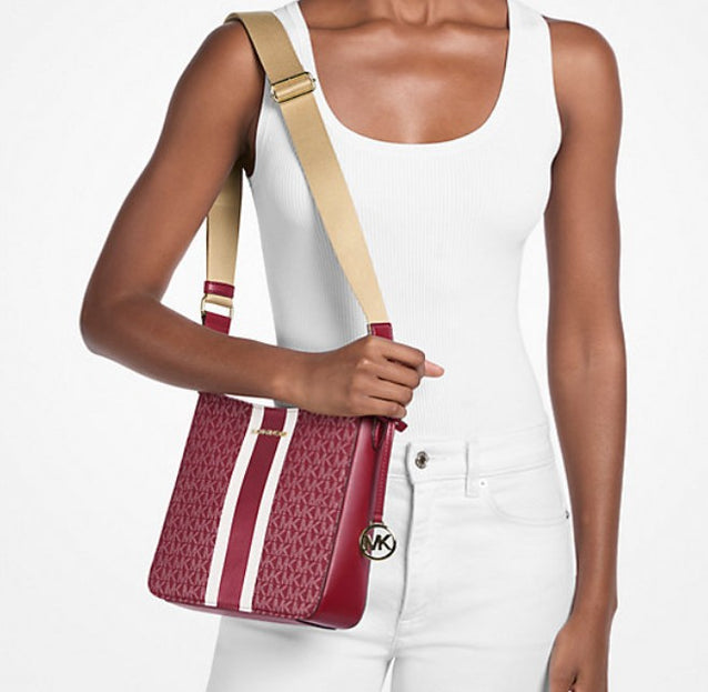 Michael Kors - Jet Set Travel Signature Logo Messenger Bag/Crossbody C